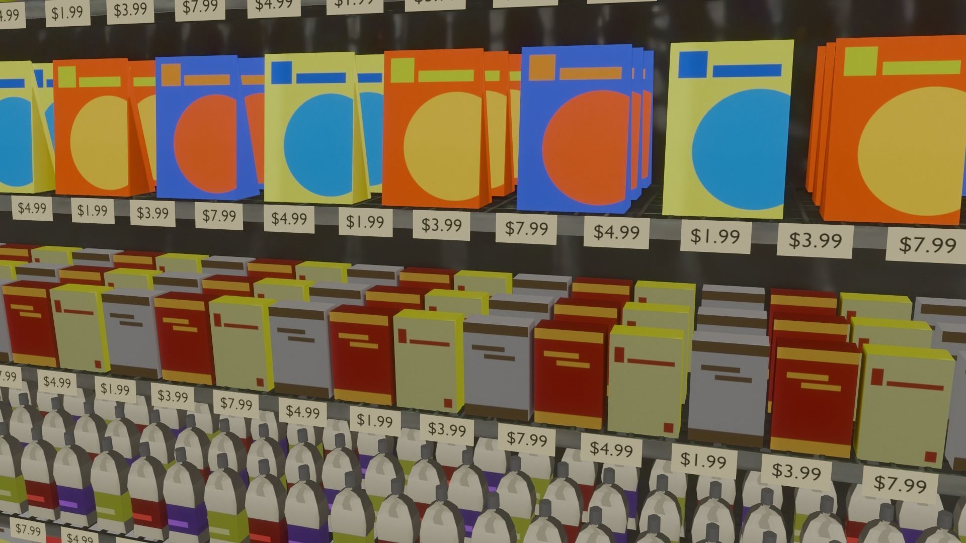 3D model VR Supermarket VR / AR / low-poly | CGTrader