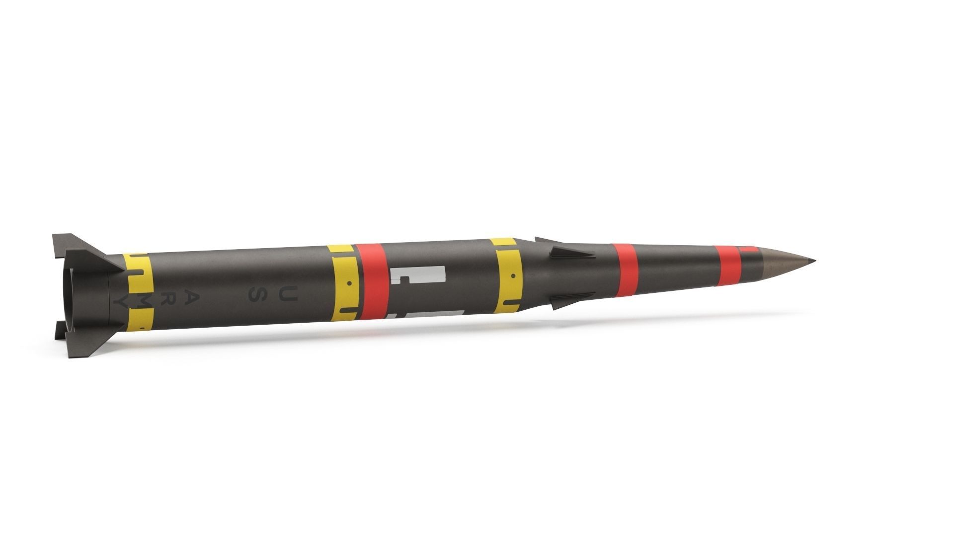 MGM-31B Pershing 2 solid fueled ballistic missile 3D model | CGTrader