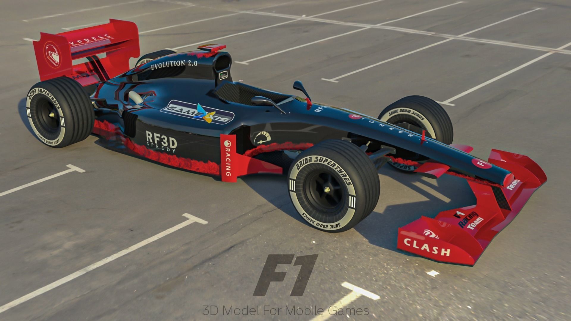 Formula 1 free VR / AR / low-poly 3D model | CGTrader