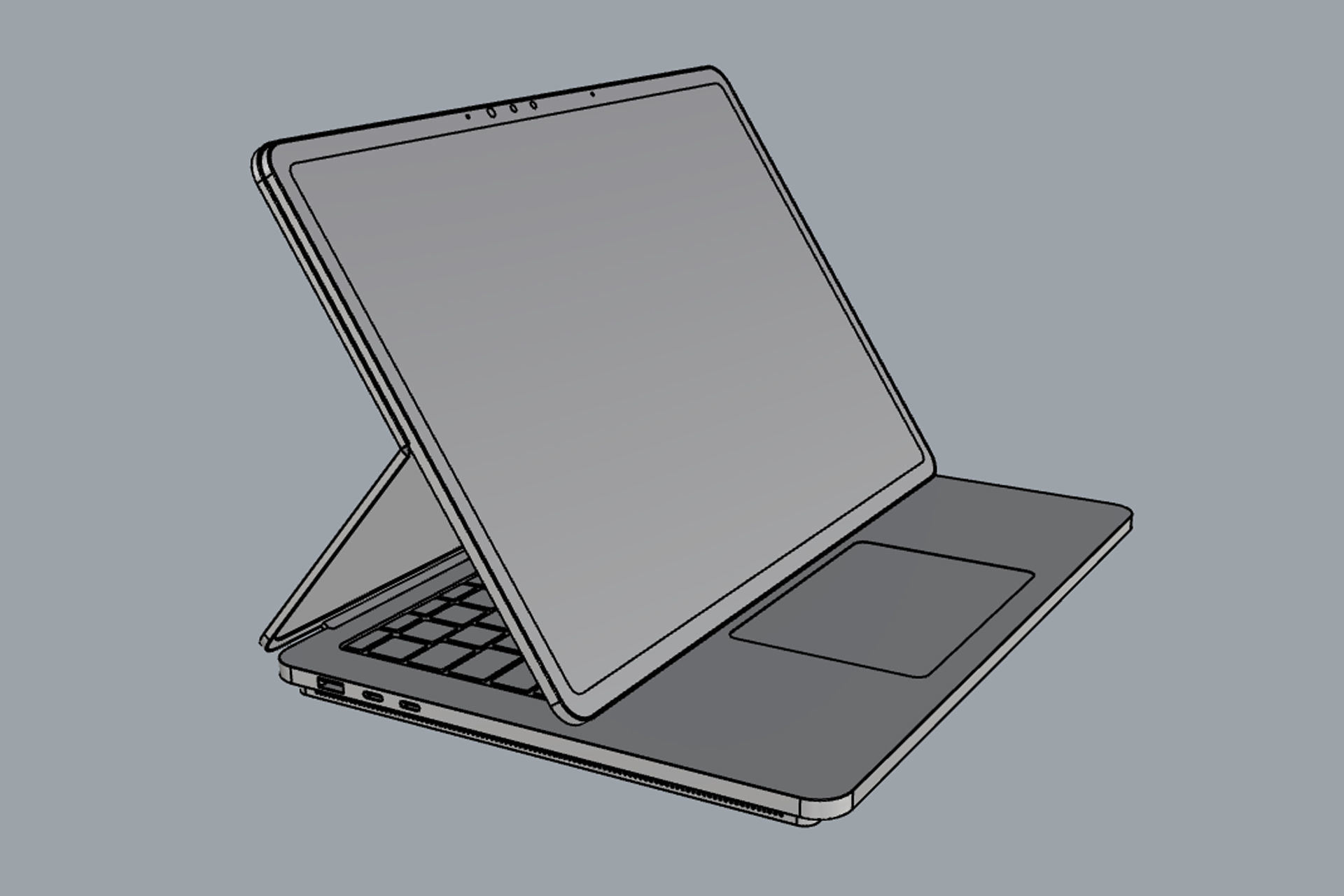 Microsoft Surface Laptop Studio 2 3D model | CGTrader