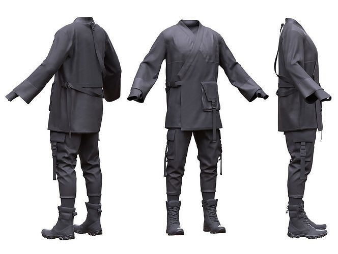 3D model Male Military Outfit 6 VR / AR / low-poly | CGTrader