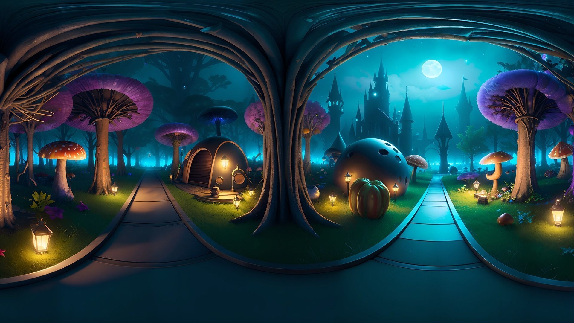 3D model HDRI Fantasy Fairytale VR / AR / low-poly | CGTrader
