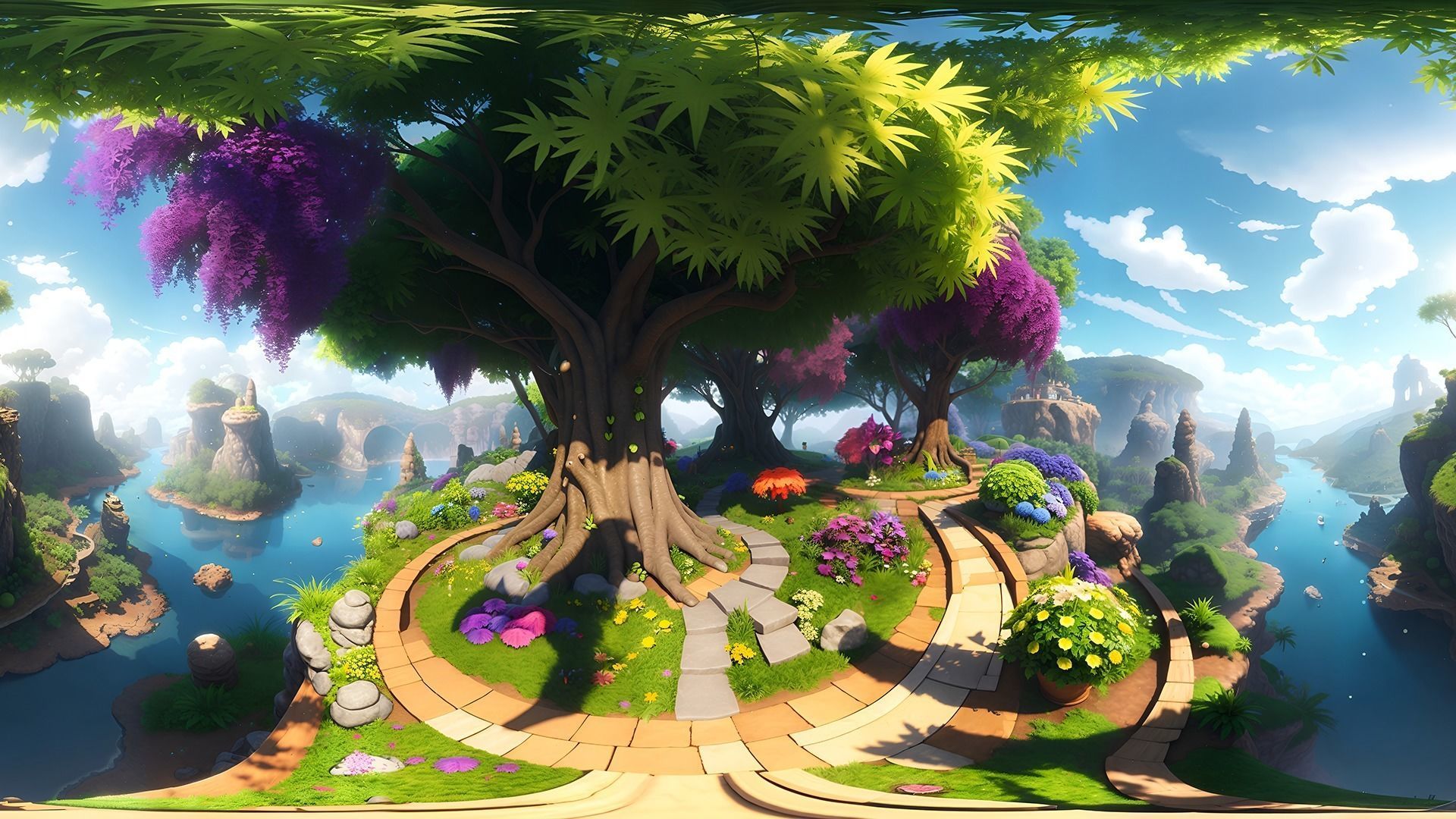 3D model HDRI Fantasy Fairytale VR / AR / low-poly | CGTrader