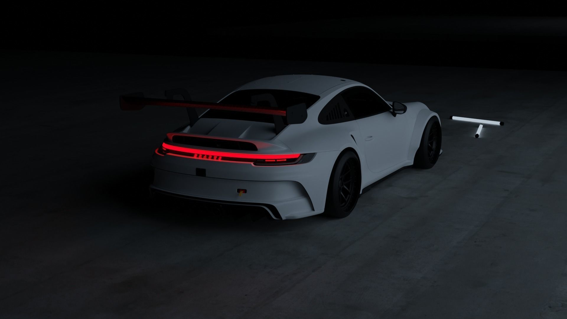 3D model Porsche 911 GT3 Brabus VR / AR / low-poly | CGTrader