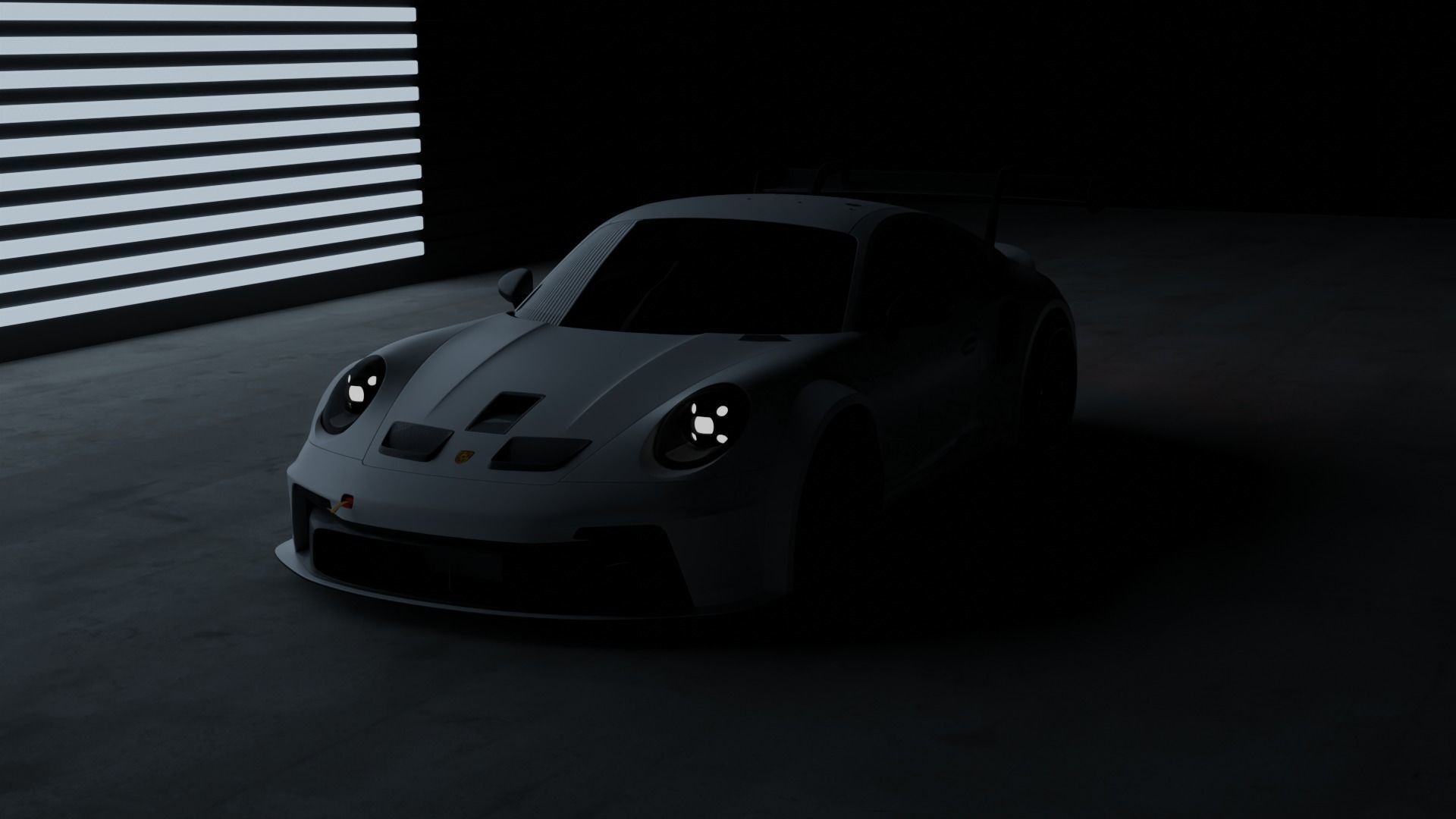 3D model Porsche 911 GT3 Brabus VR / AR / low-poly | CGTrader