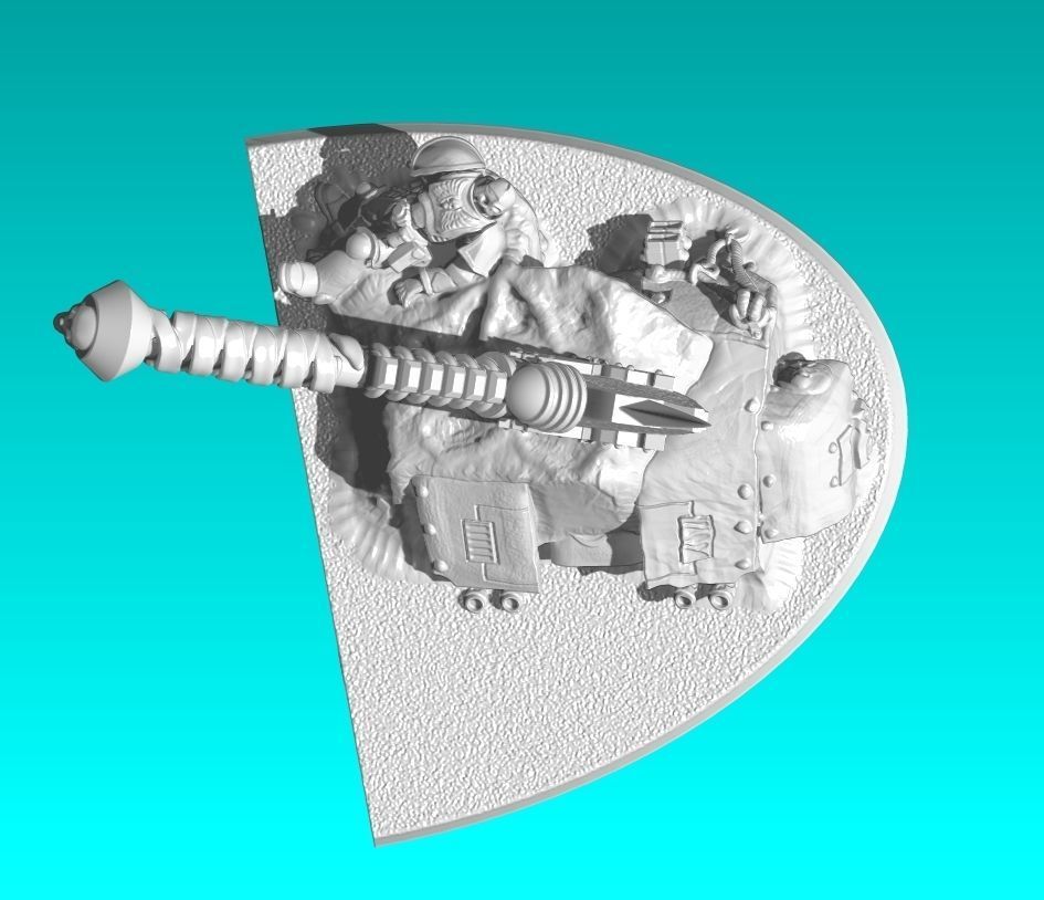 WARGAMING DIORAMA target MARKER 3D model 3D printable | CGTrader