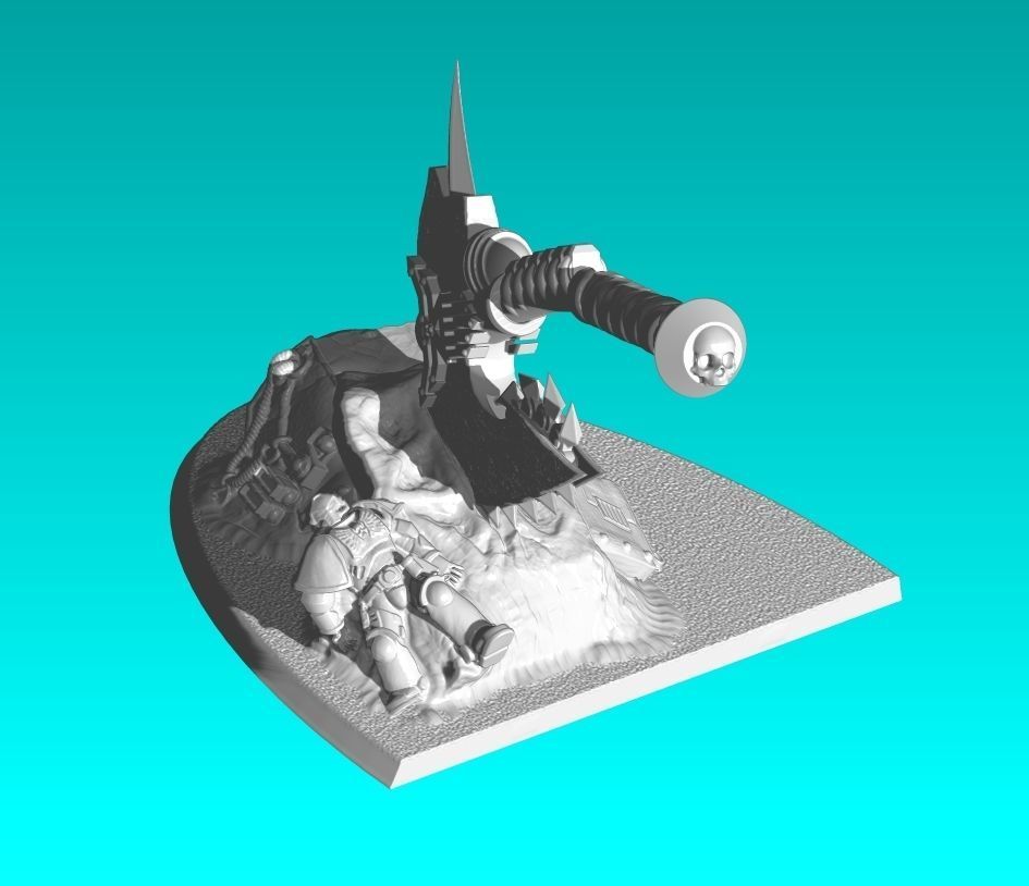WARGAMING DIORAMA target MARKER 3D model 3D printable | CGTrader