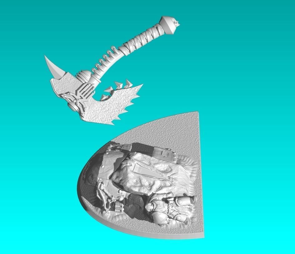 WARGAMING DIORAMA target MARKER 3D model 3D printable | CGTrader