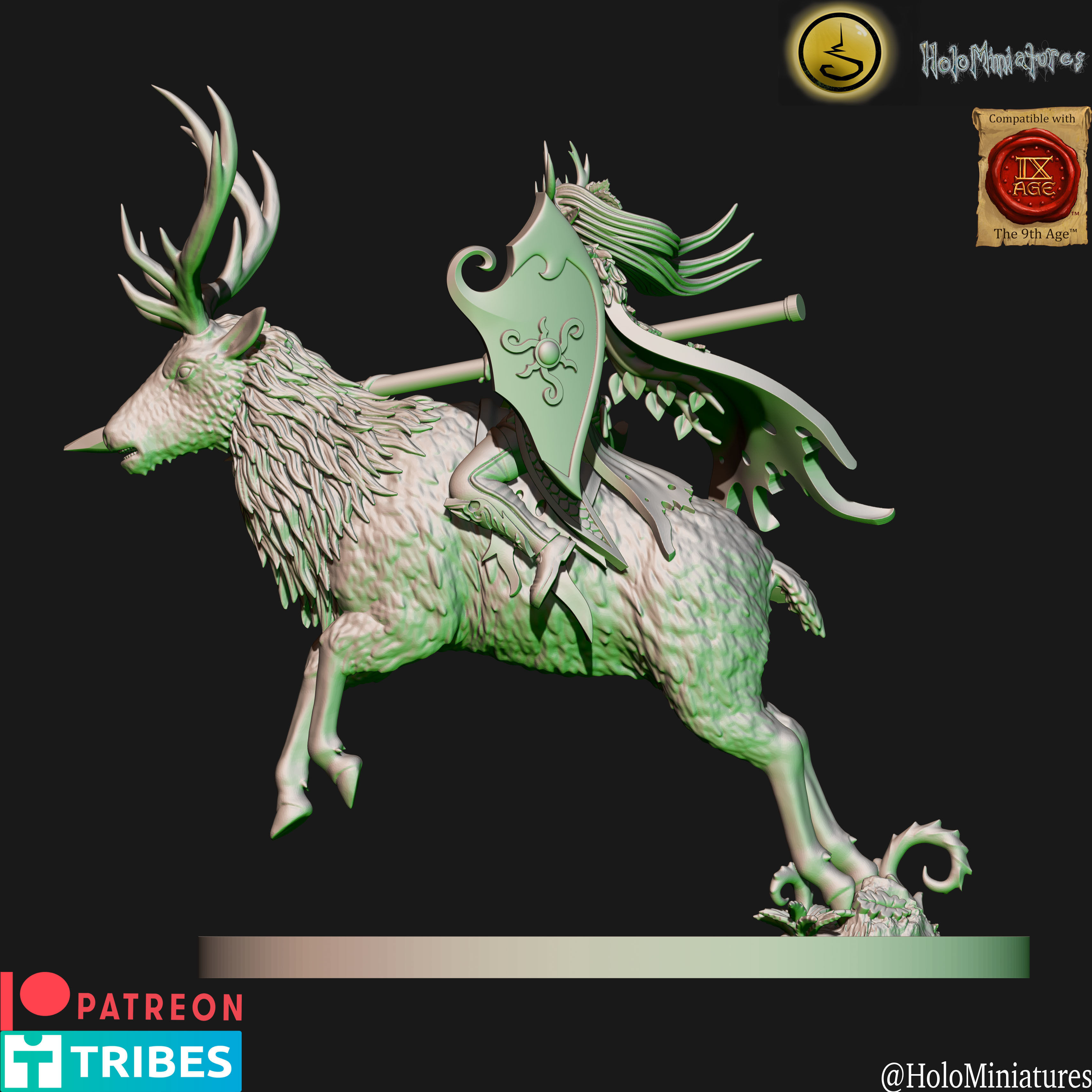 Wood elves Kings hunters 3D model 3D printable | CGTrader