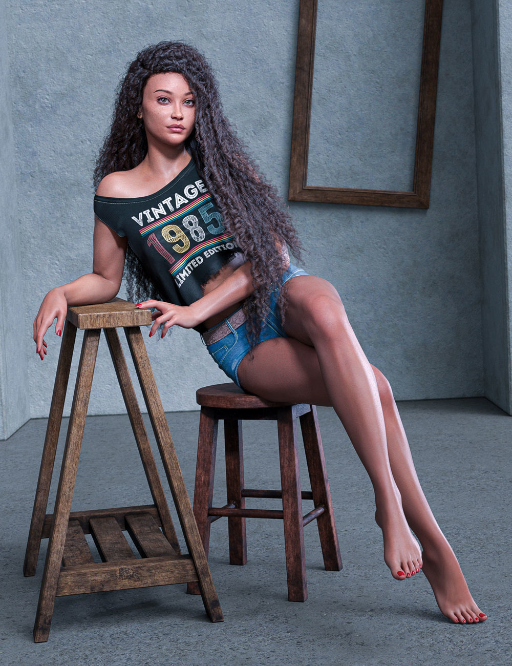 CJ Lyrah For Genesis9 3D model rigged | CGTrader