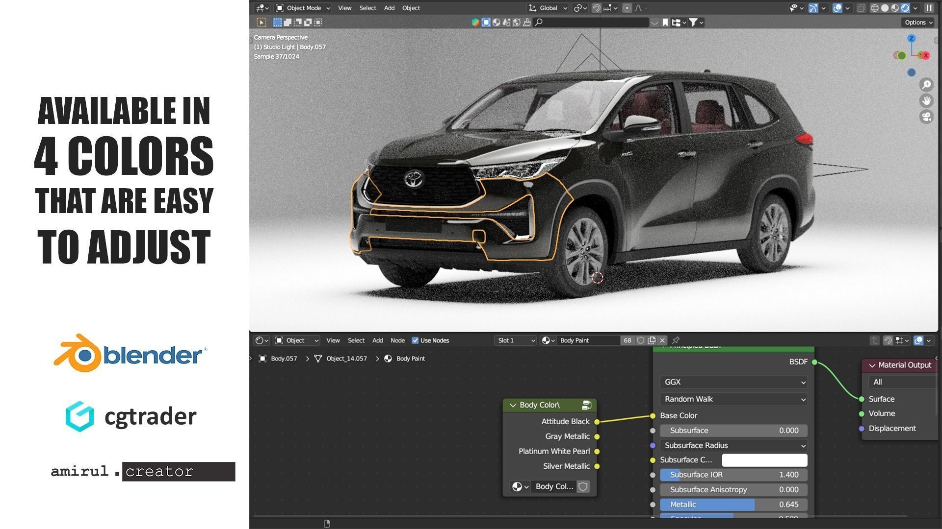 Toyota Innova Zenix 2023 3D model | CGTrader