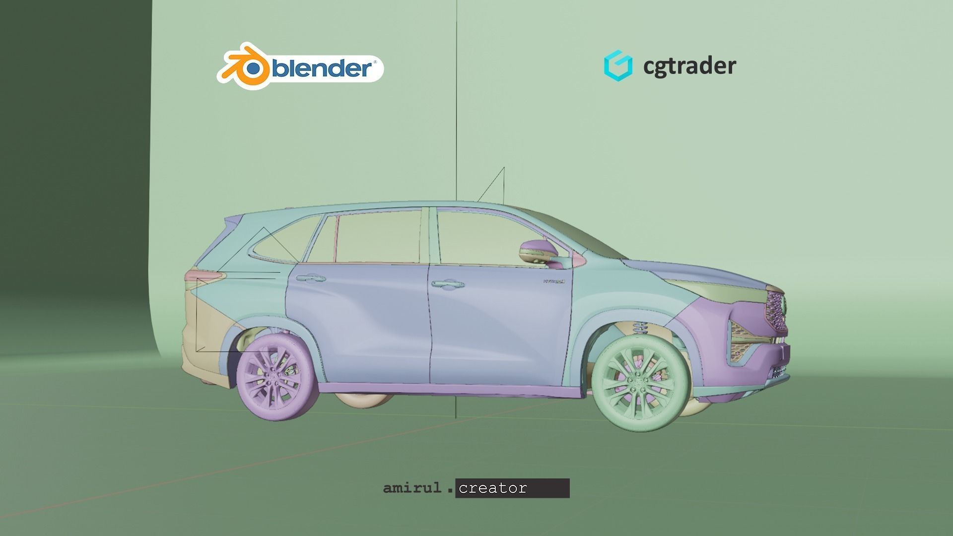 Toyota Innova Zenix 2023 3D model | CGTrader