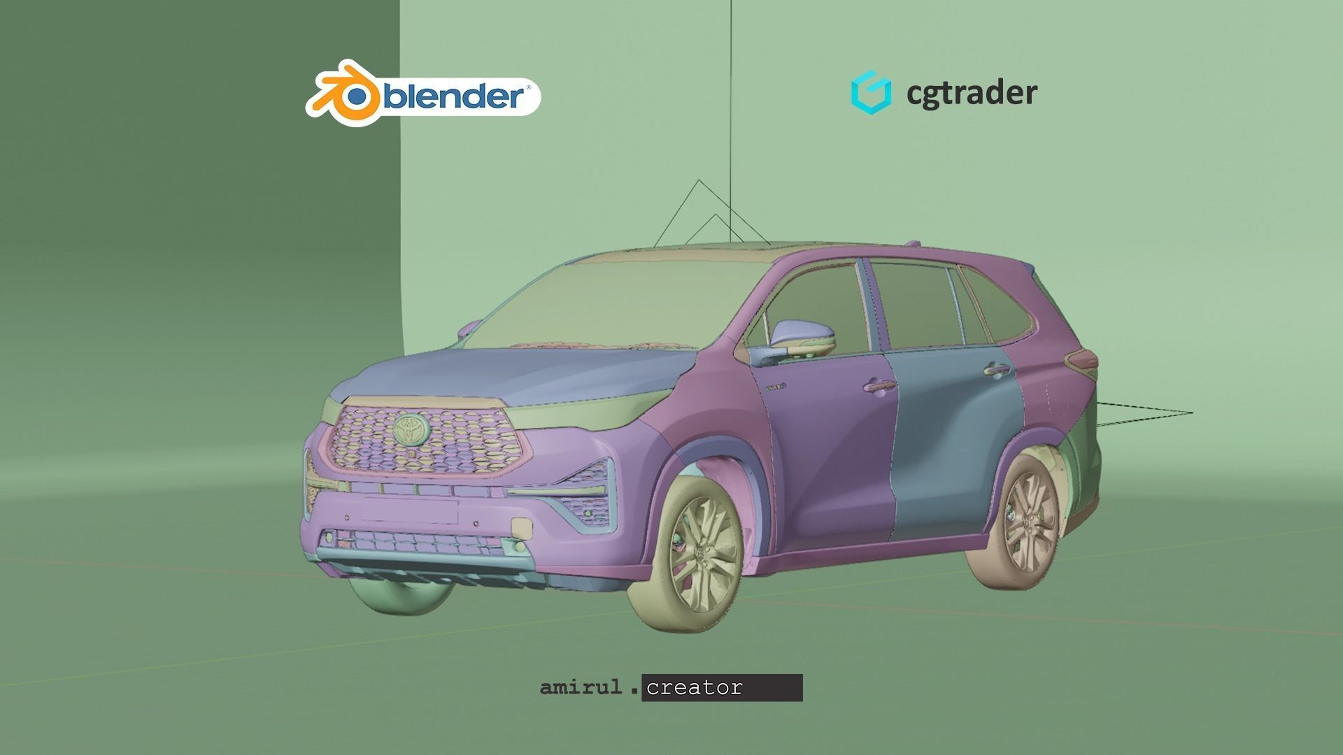 Toyota Innova Zenix 2023 3D model | CGTrader
