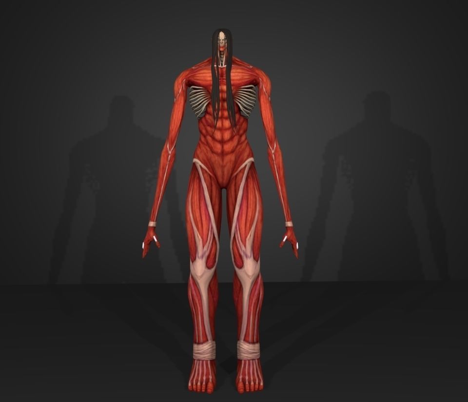 eren colossal titan 3D model animated rigged | CGTrader
