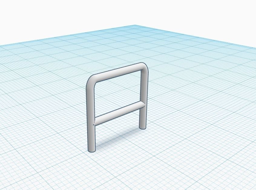 Fixed safety barrier H0 scale 3D model 3D printable | CGTrader