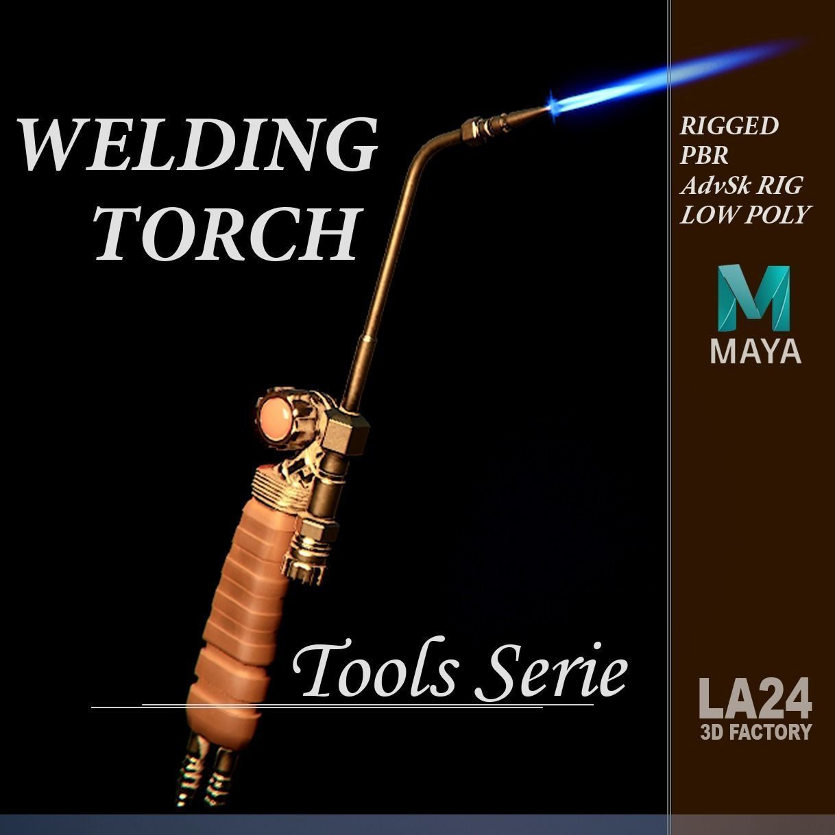 3D model Welding Torch VR / AR / low-poly | CGTrader