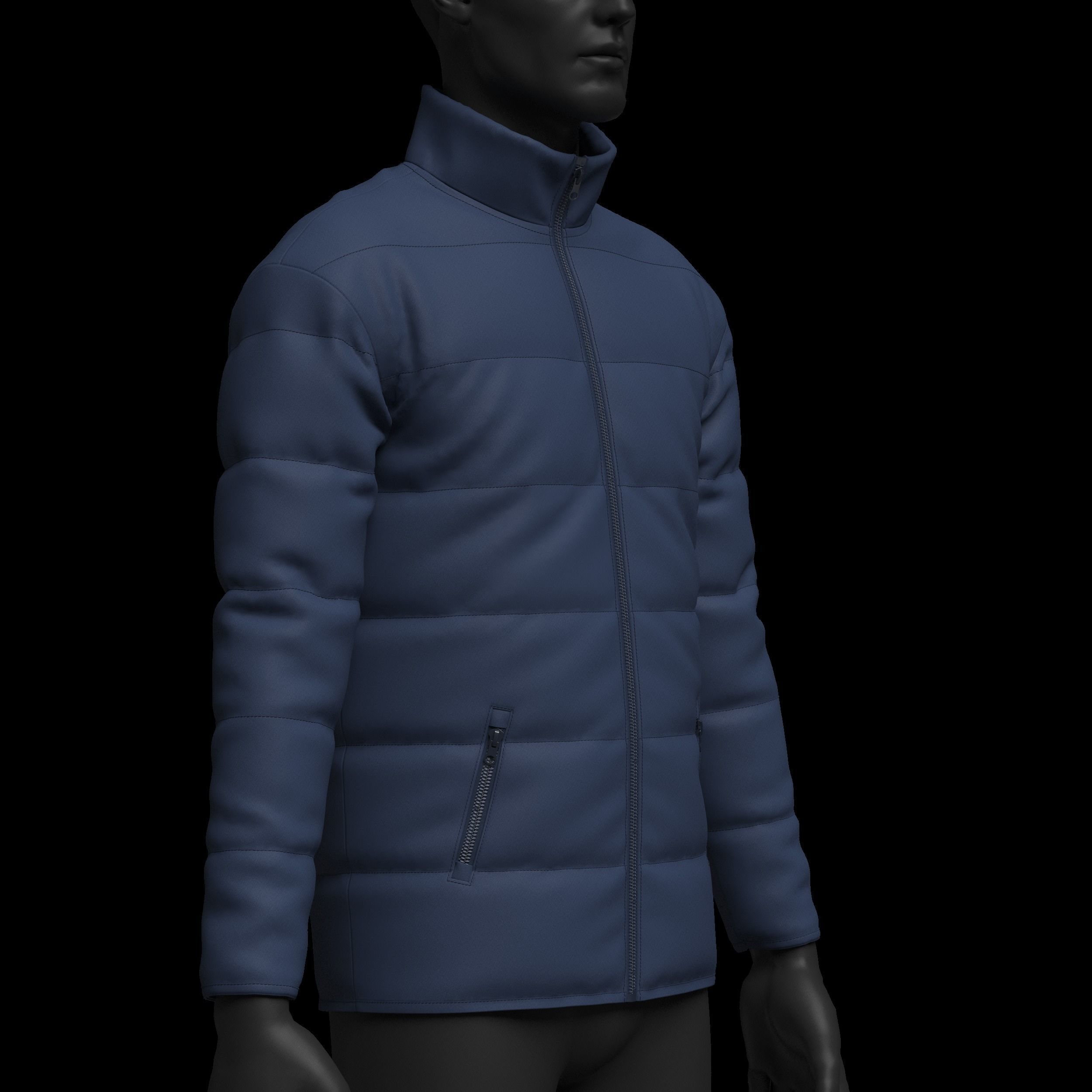 Puffer jacket 3d model 3D model | CGTrader