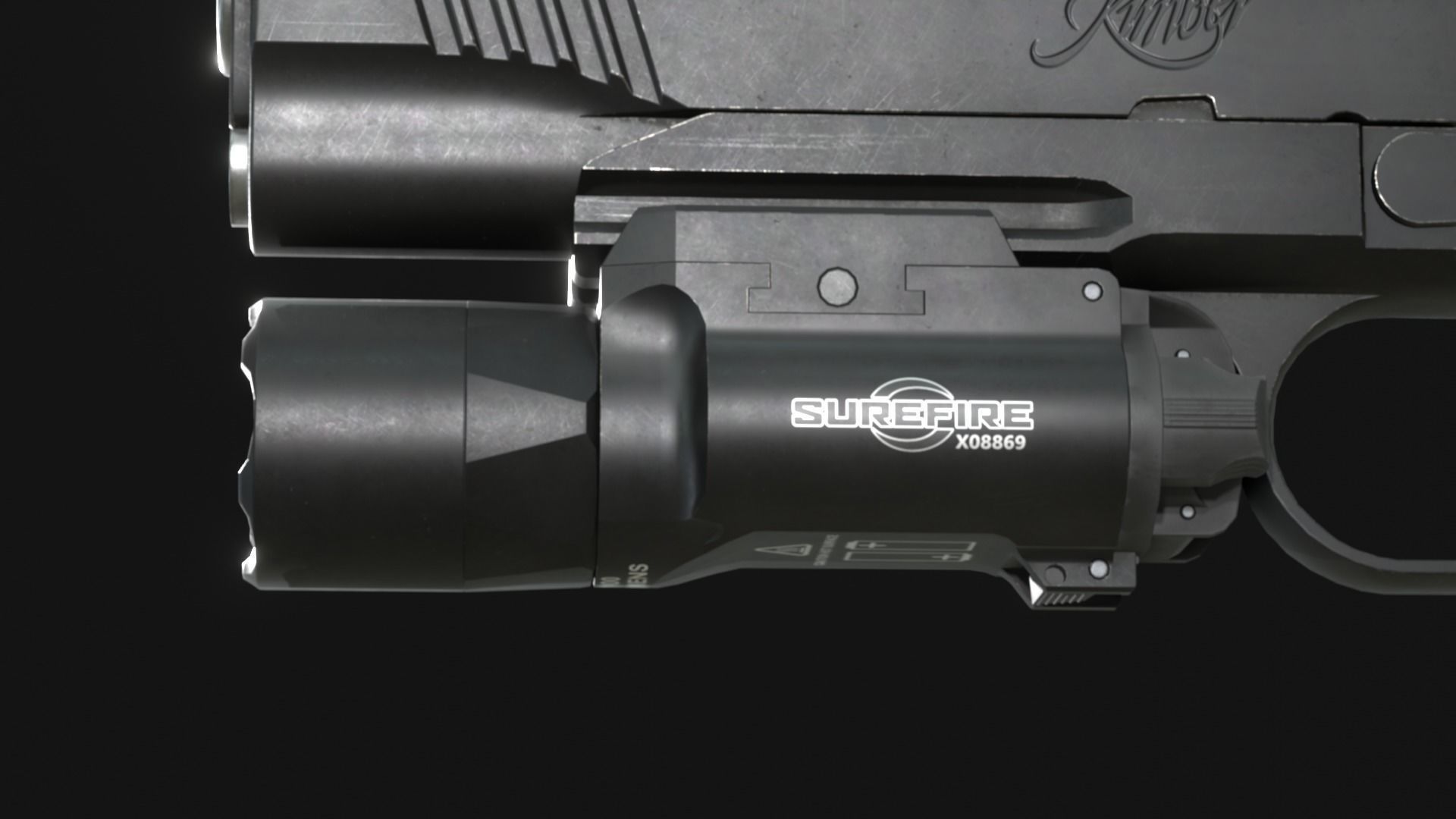 3D model SureFire X300 Ultra-B Handgun Flashlight Attachment - Game ...