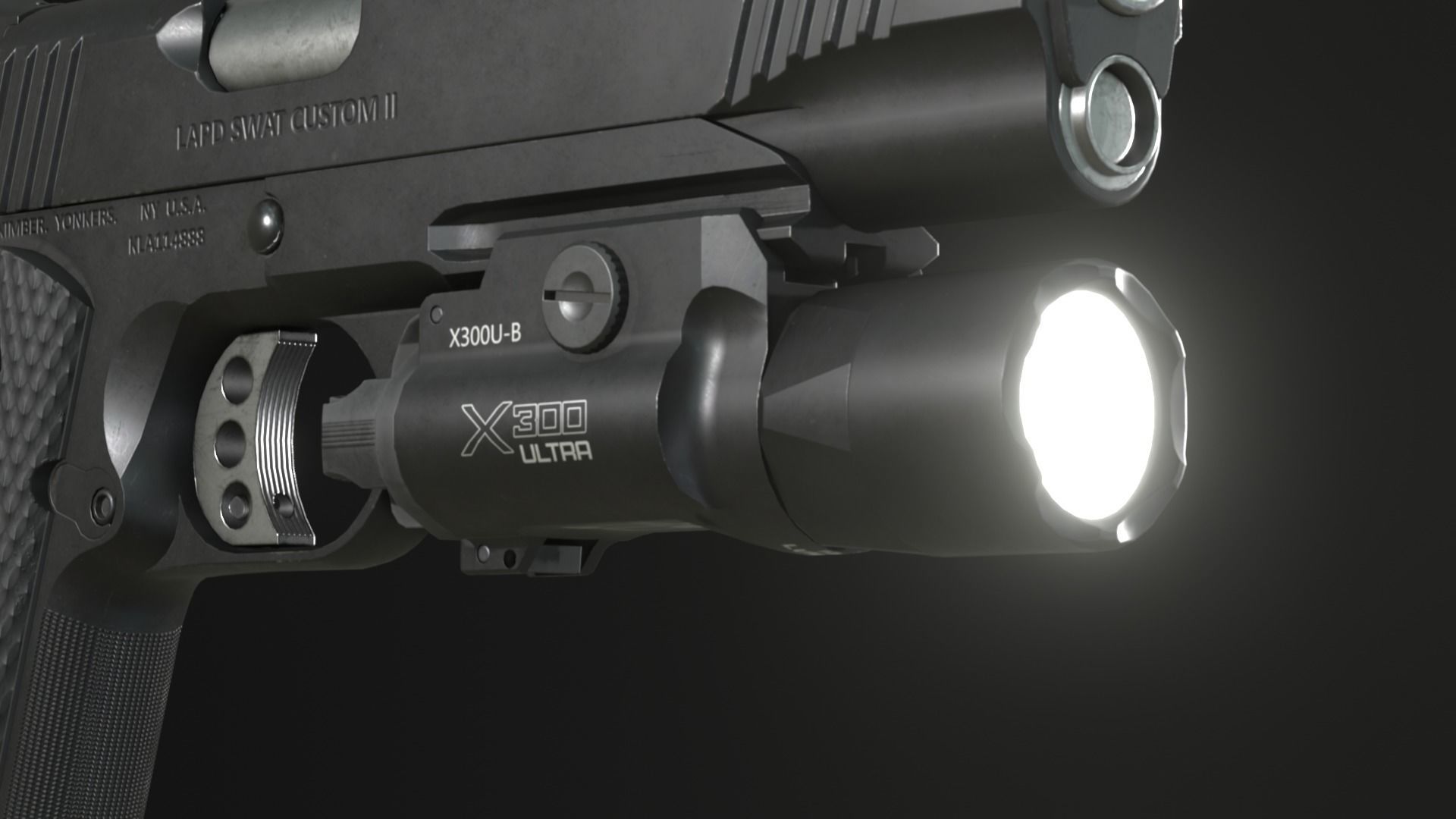 3D model SureFire X300 Ultra-B Handgun Flashlight Attachment - Game ...