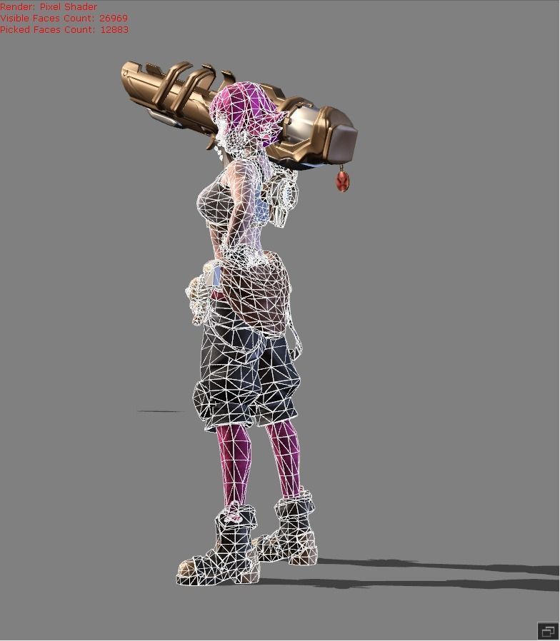 3D model Beatrix Dawnbreak Soldier VR / AR / low-poly | CGTrader