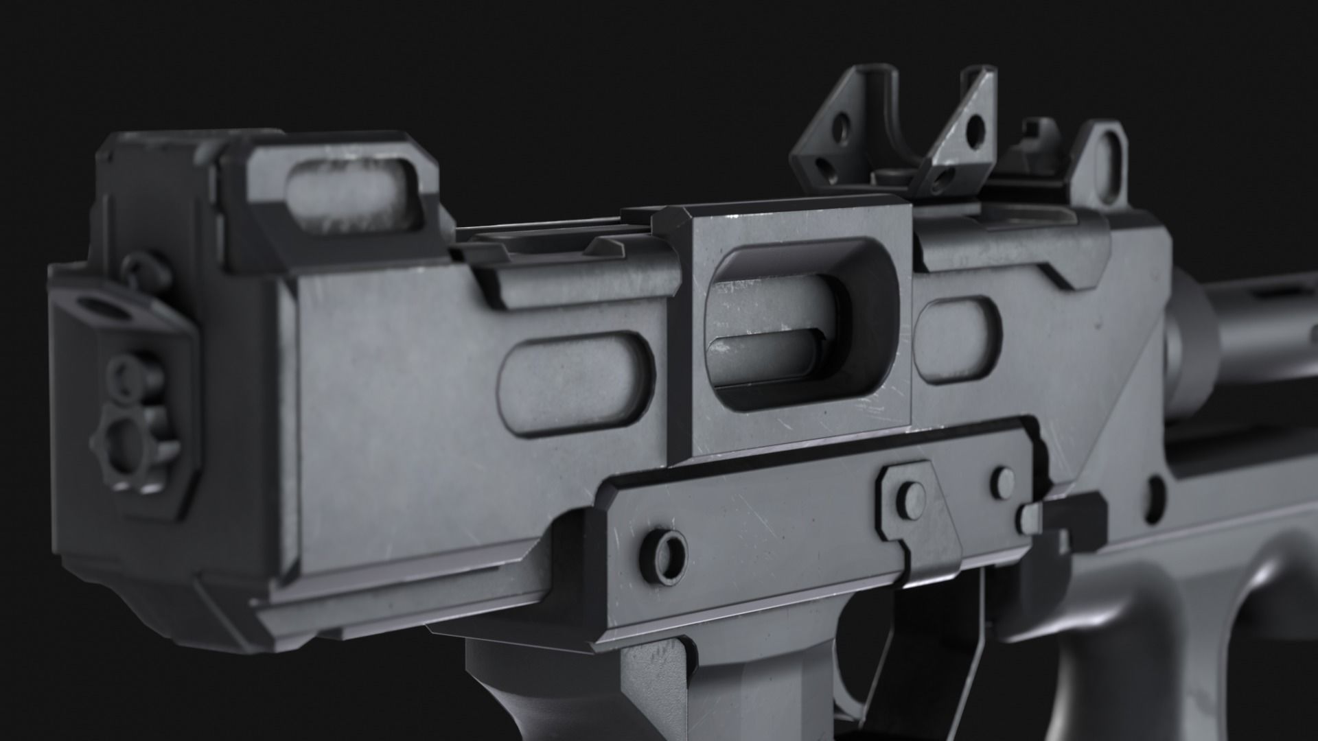 3D model Minebea PM-9 Japanese 9mm Machine Pistol - Game Asset VR / AR ...