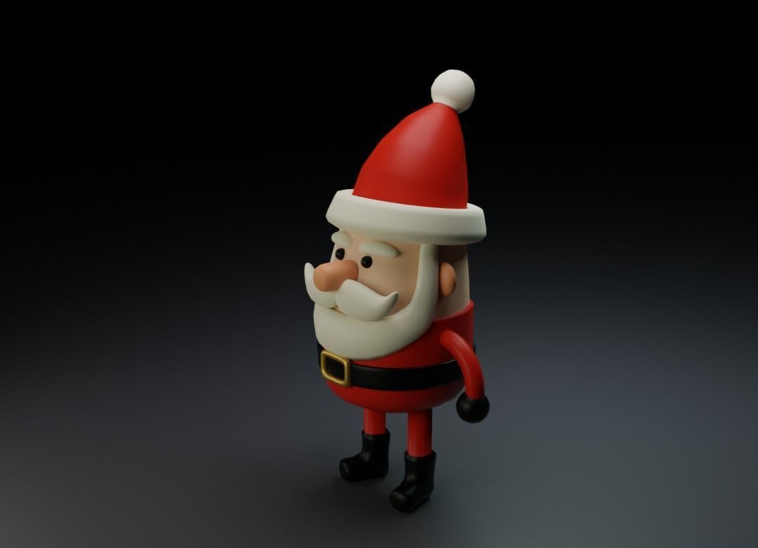Low Poly Santa Claus free VR / AR / low-poly 3D model | CGTrader