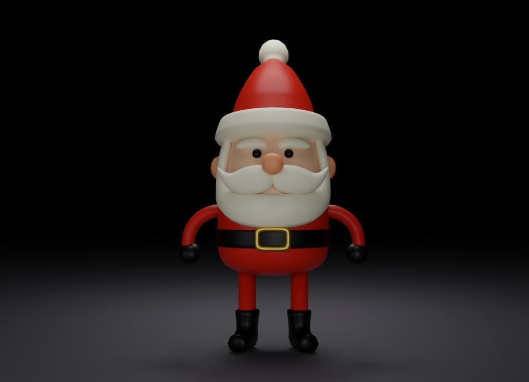 Low Poly Santa Claus free VR / AR / low-poly 3D model | CGTrader
