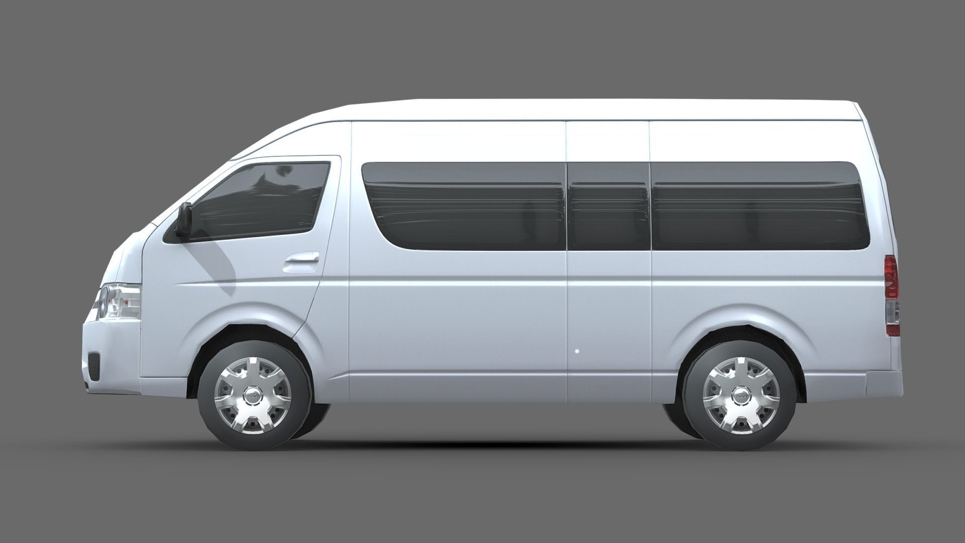 3D model Toyota Hiace Passenger Van L2H3 GLX 2020 VR / AR / low-poly ...
