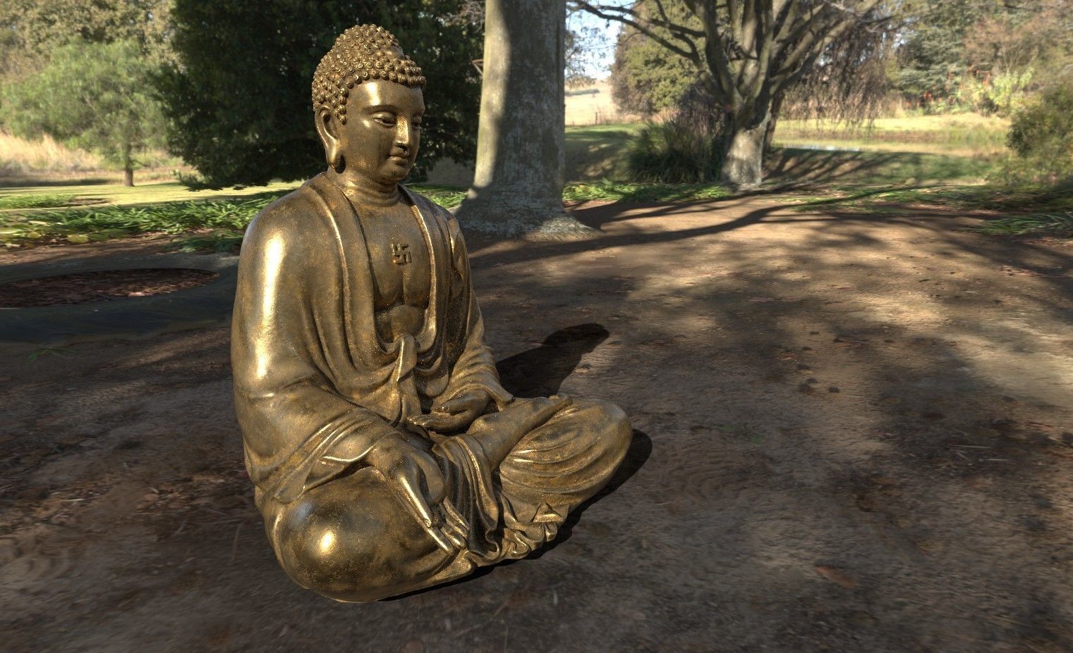Buddha 3D scan Model 3D model 3D printable | CGTrader