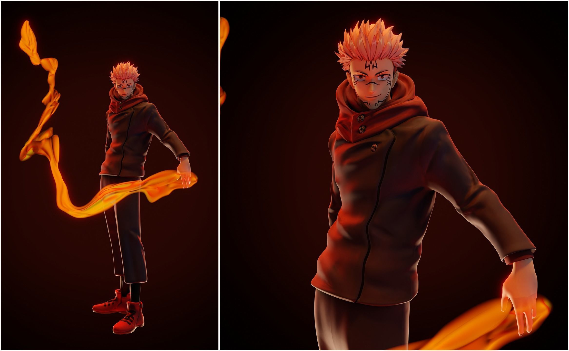 3D model Ryomen Sukuna VR / AR / low-poly | CGTrader