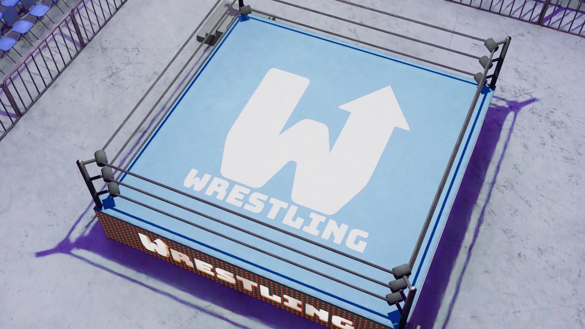 3D model VR Wrestling Ring VR / AR / low-poly | CGTrader