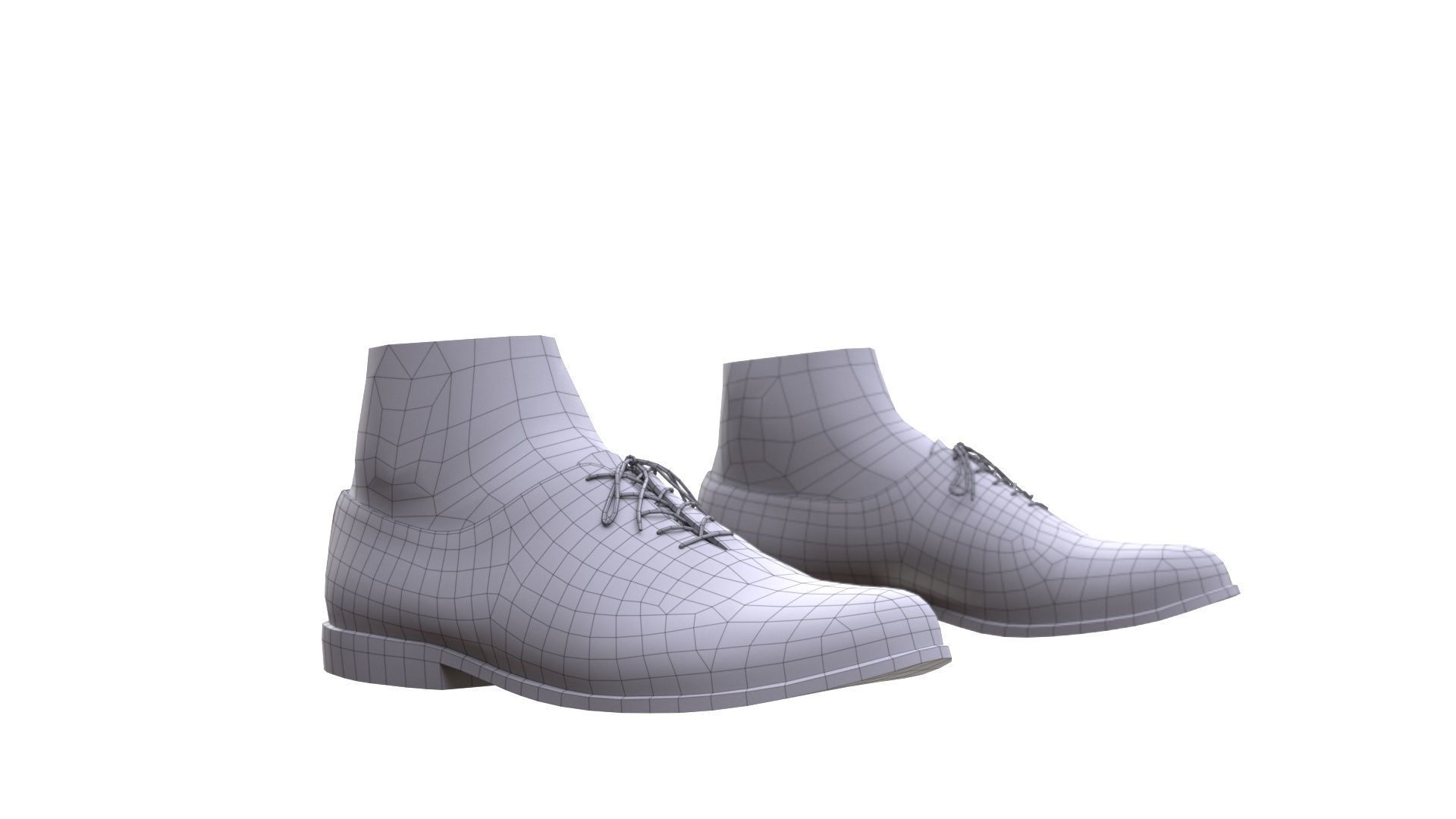 3D model Business Shoes VR / AR / low-poly | CGTrader
