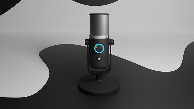 Podcast Microphone 3D model | CGTrader