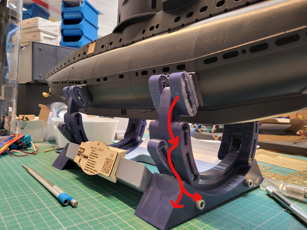 Scale Model Stand for ships 3D model 3D printable | CGTrader