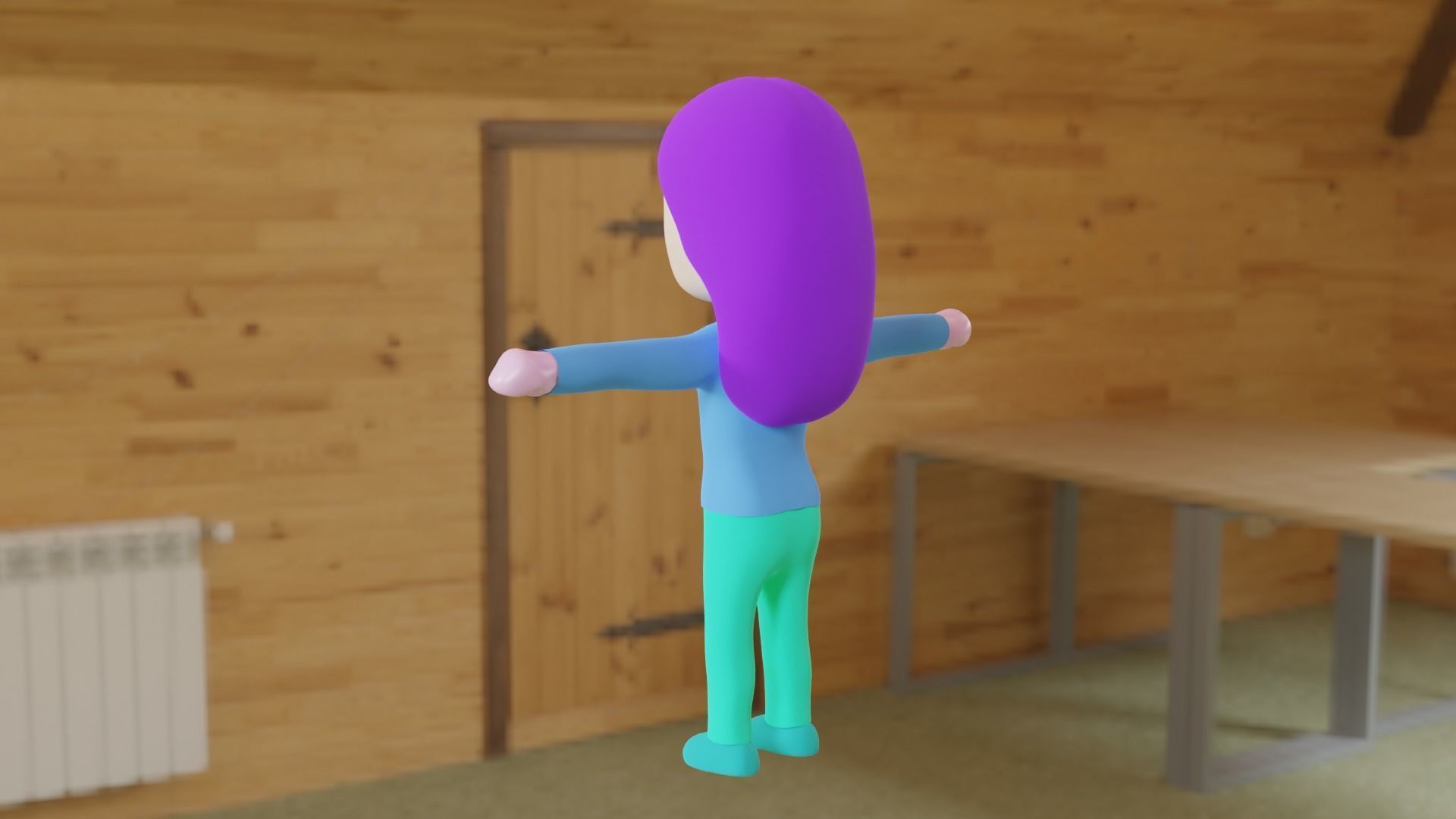 3D model Character 3d model style Stumble Guys VR / AR / low-poly ...