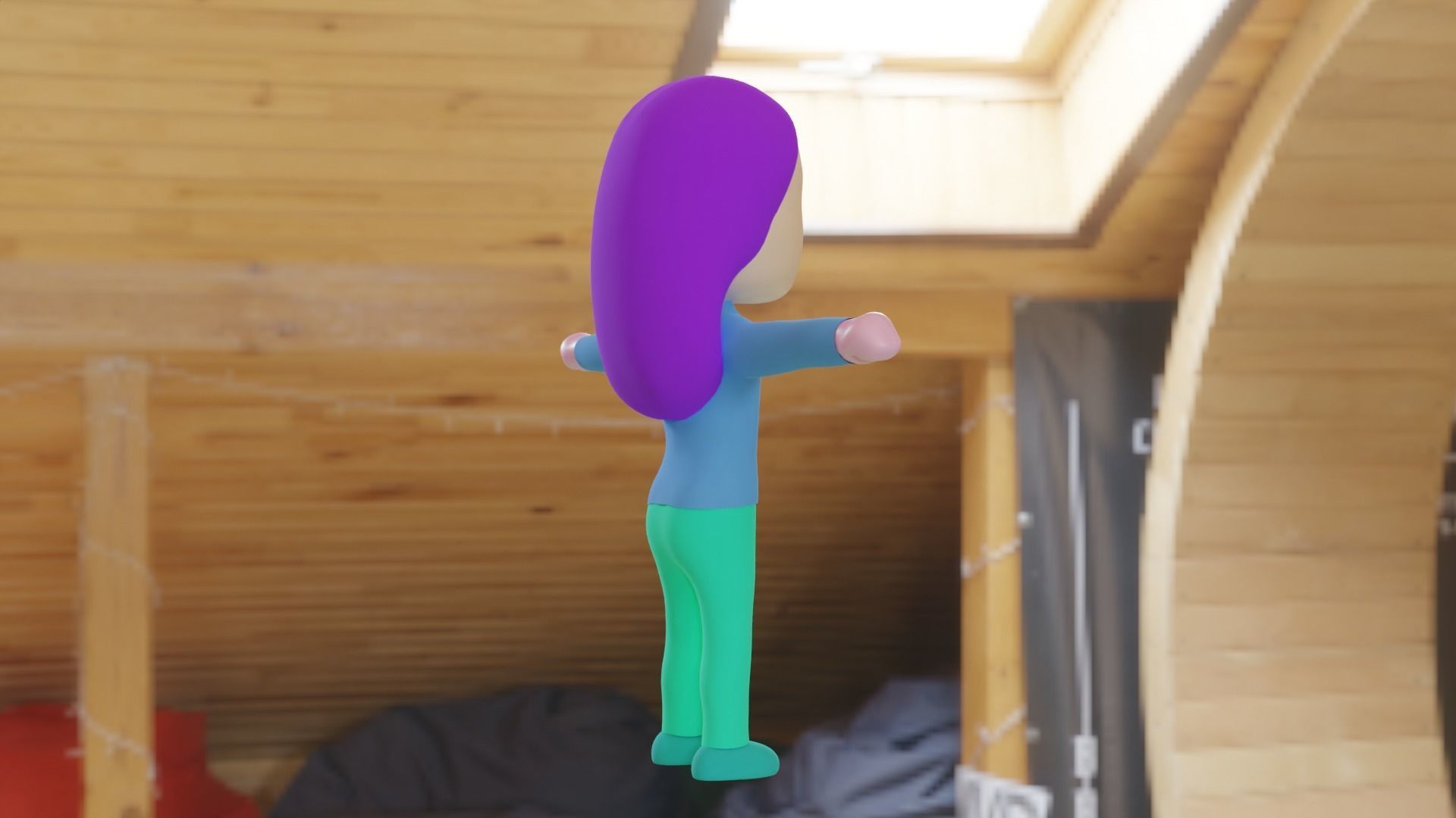 3D model Character 3d model style Stumble Guys VR / AR / low-poly ...