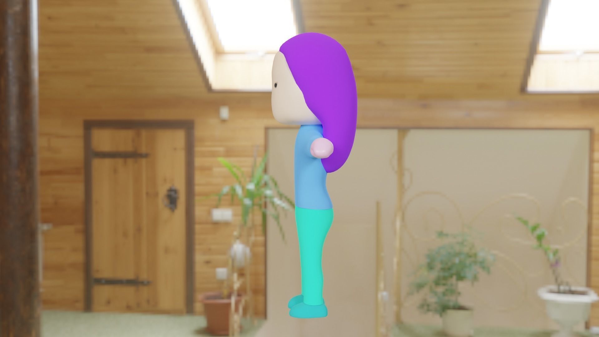 3D model Character 3d model style Stumble Guys VR / AR / low-poly ...