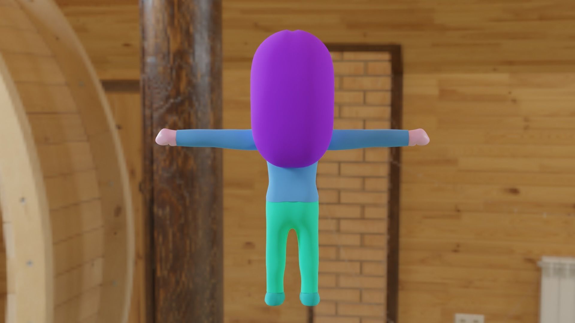 3D model Character 3d model style Stumble Guys VR / AR / low-poly ...