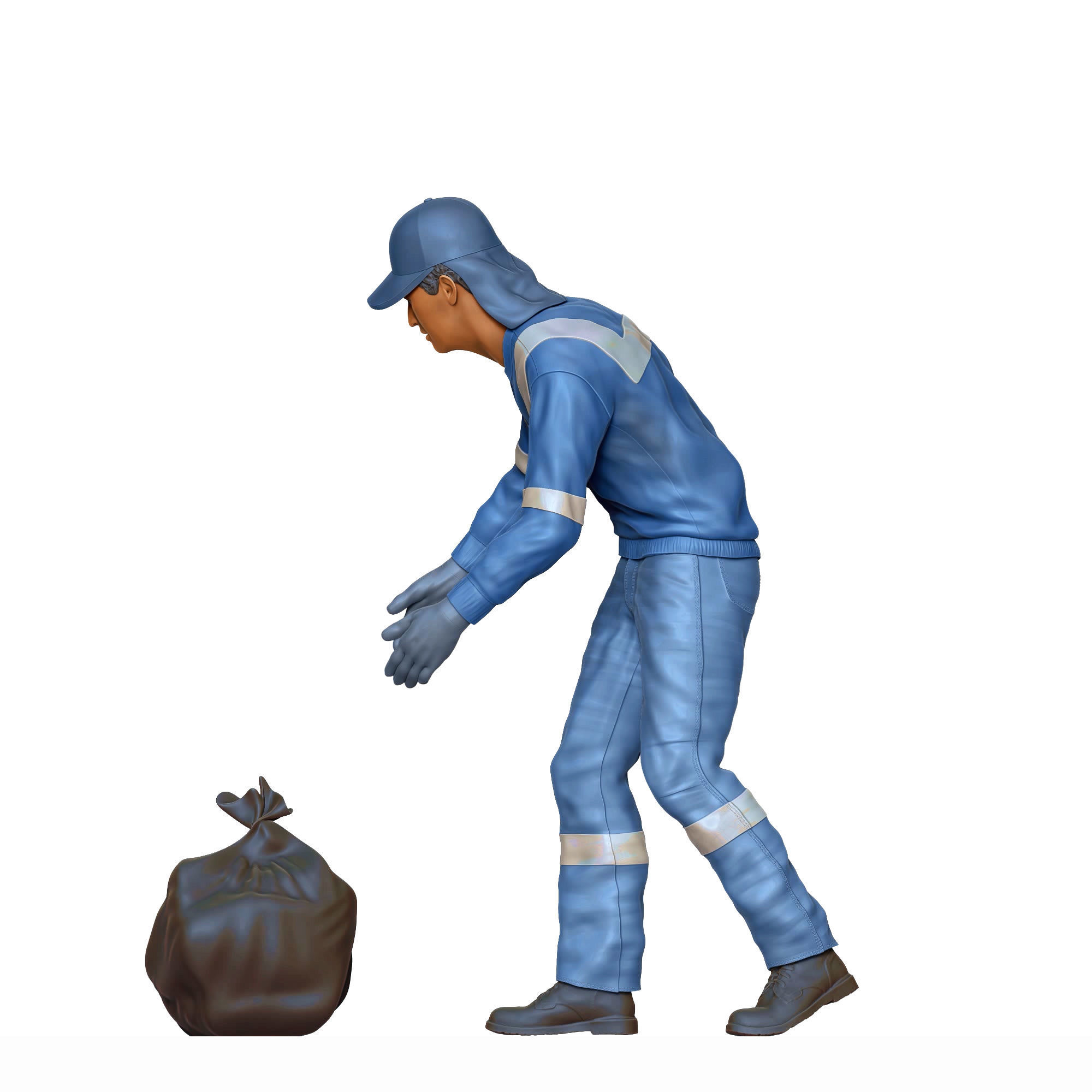 N2 Sweepers collecting garbage 3D model 3D printable | CGTrader