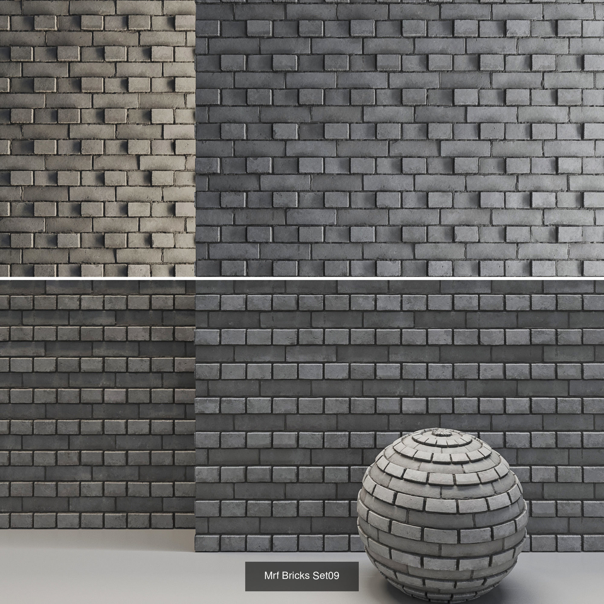 3D Model Collection Mrf Bricks VR / AR / low-poly | CGTrader