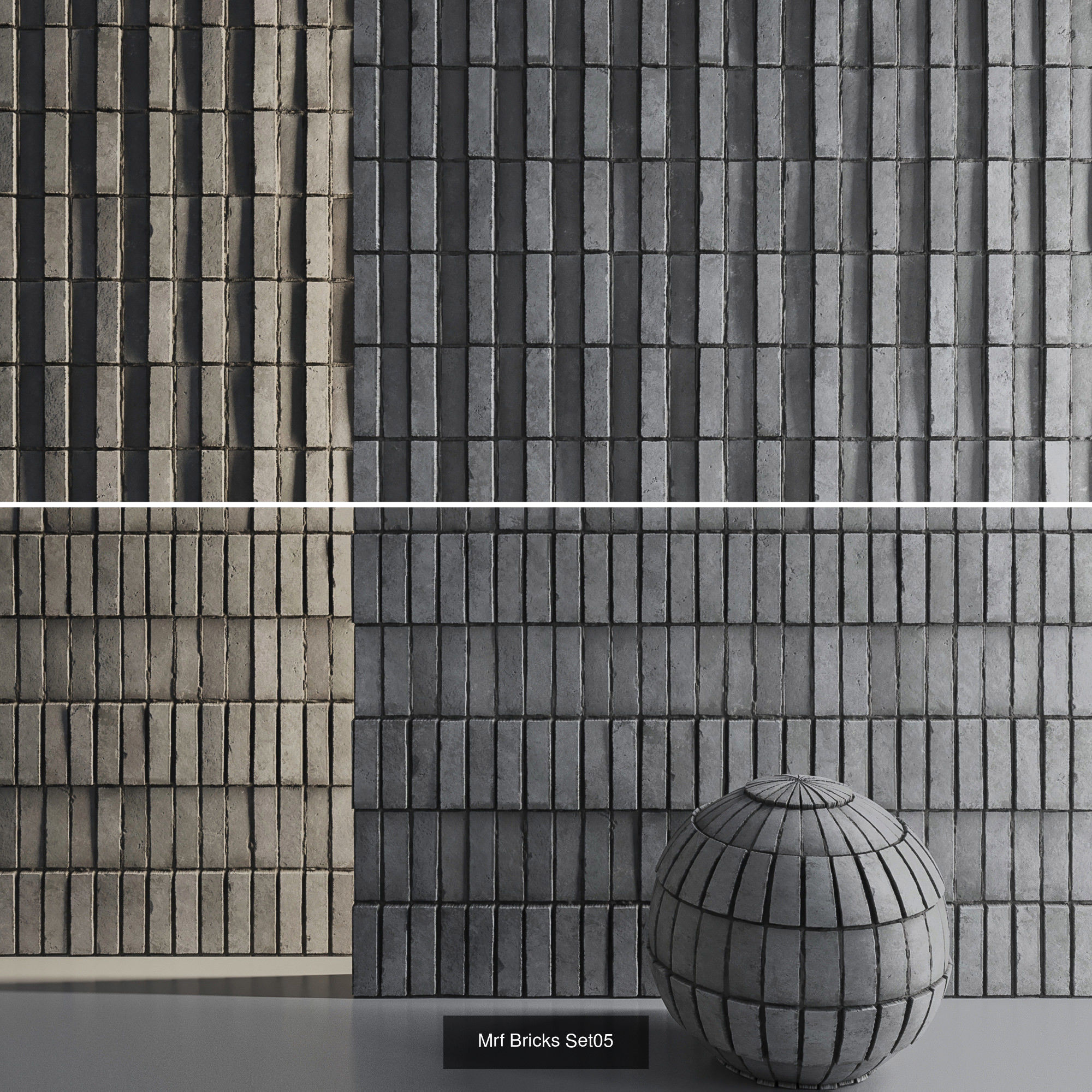 3D Model Collection Mrf Bricks VR / AR / low-poly | CGTrader