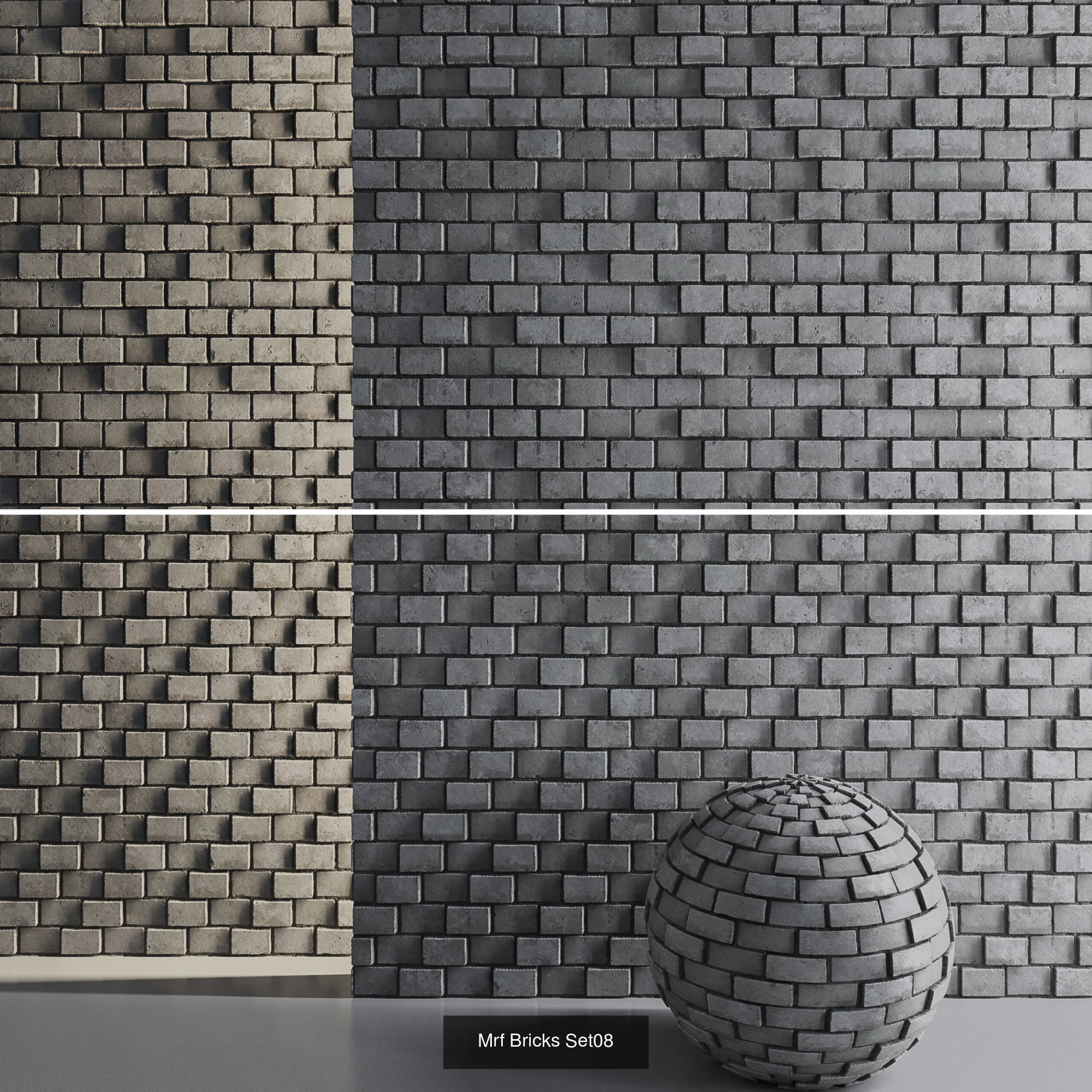 3D Model Collection Mrf Bricks VR / AR / low-poly | CGTrader