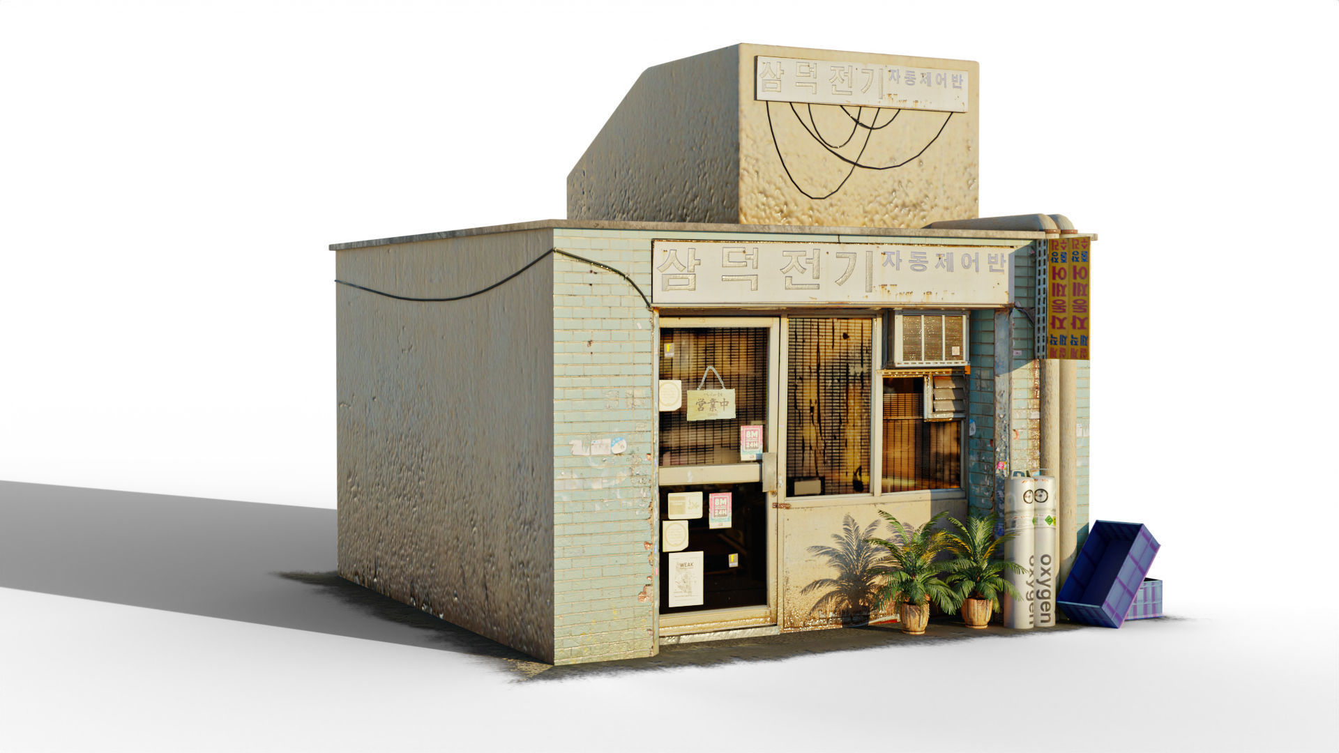 3D model Realistic Japanese Shop 3D Model VR / AR / low-poly | CGTrader