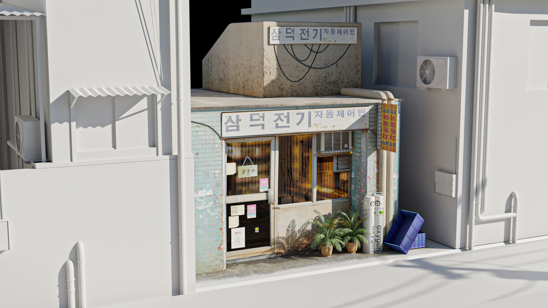 3D model Realistic Japanese Shop 3D Model VR / AR / low-poly | CGTrader