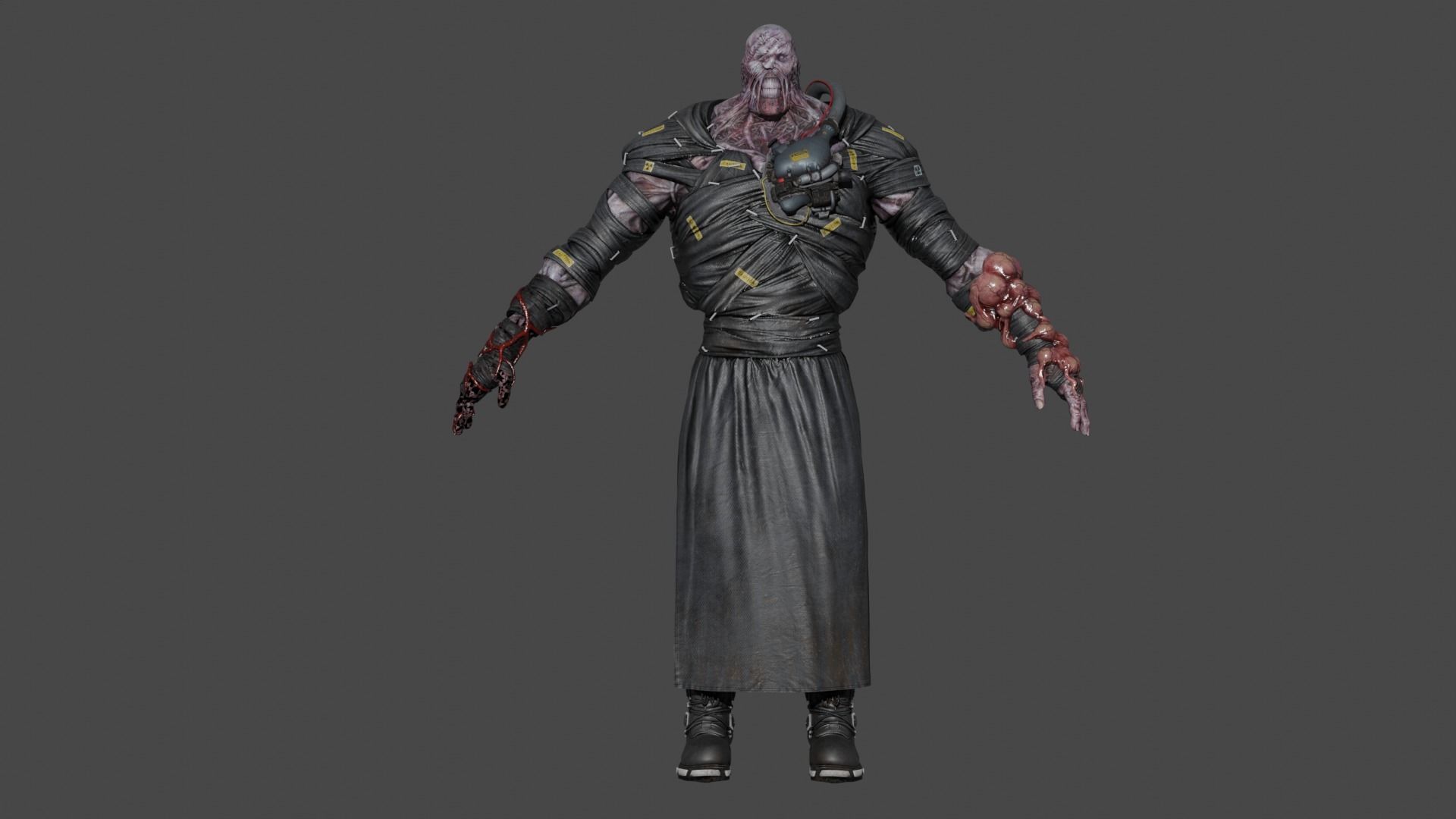The Nemesis 3D model rigged | CGTrader