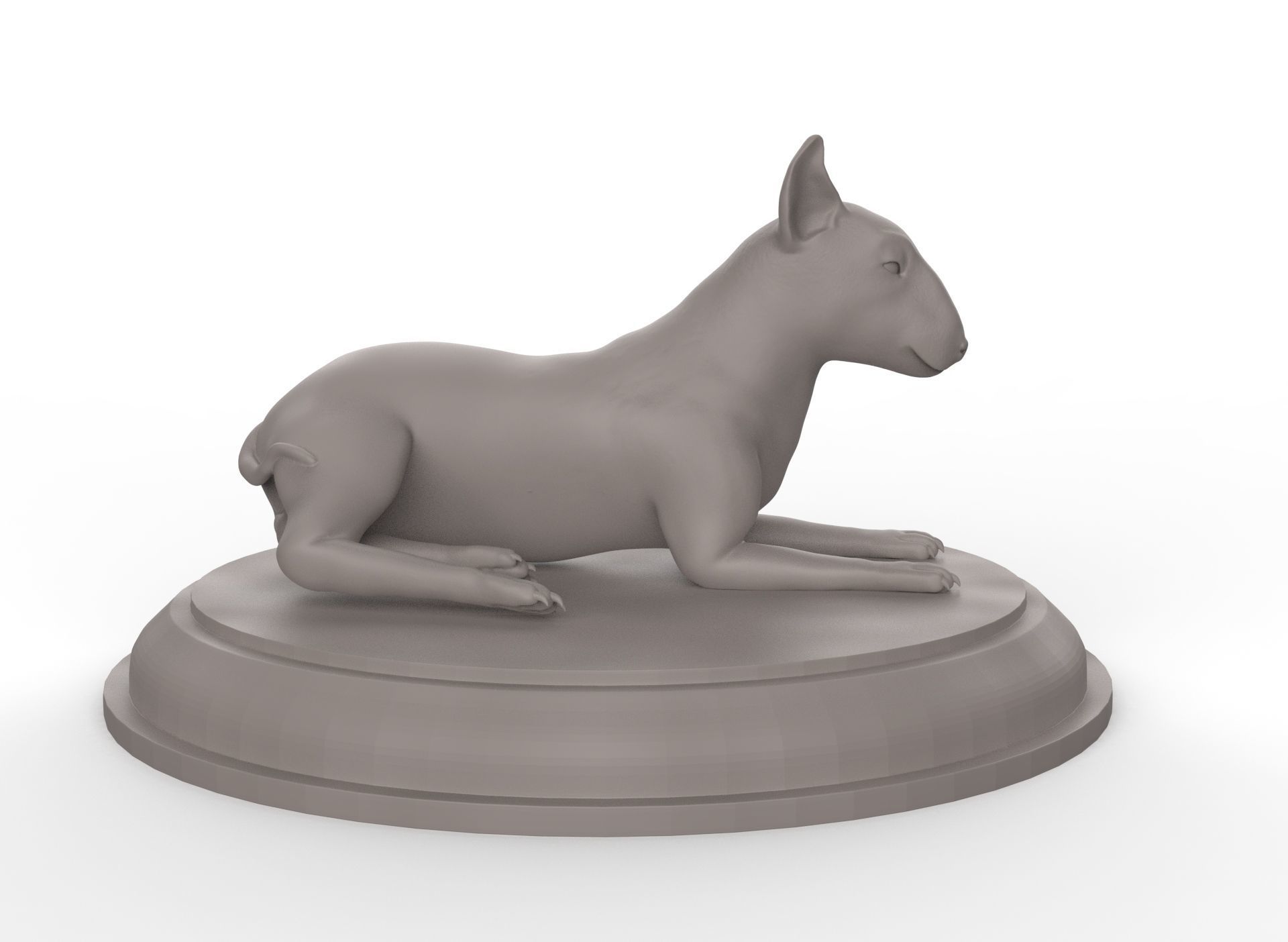 Terrier 3D Figure 3D model 3D printable | CGTrader