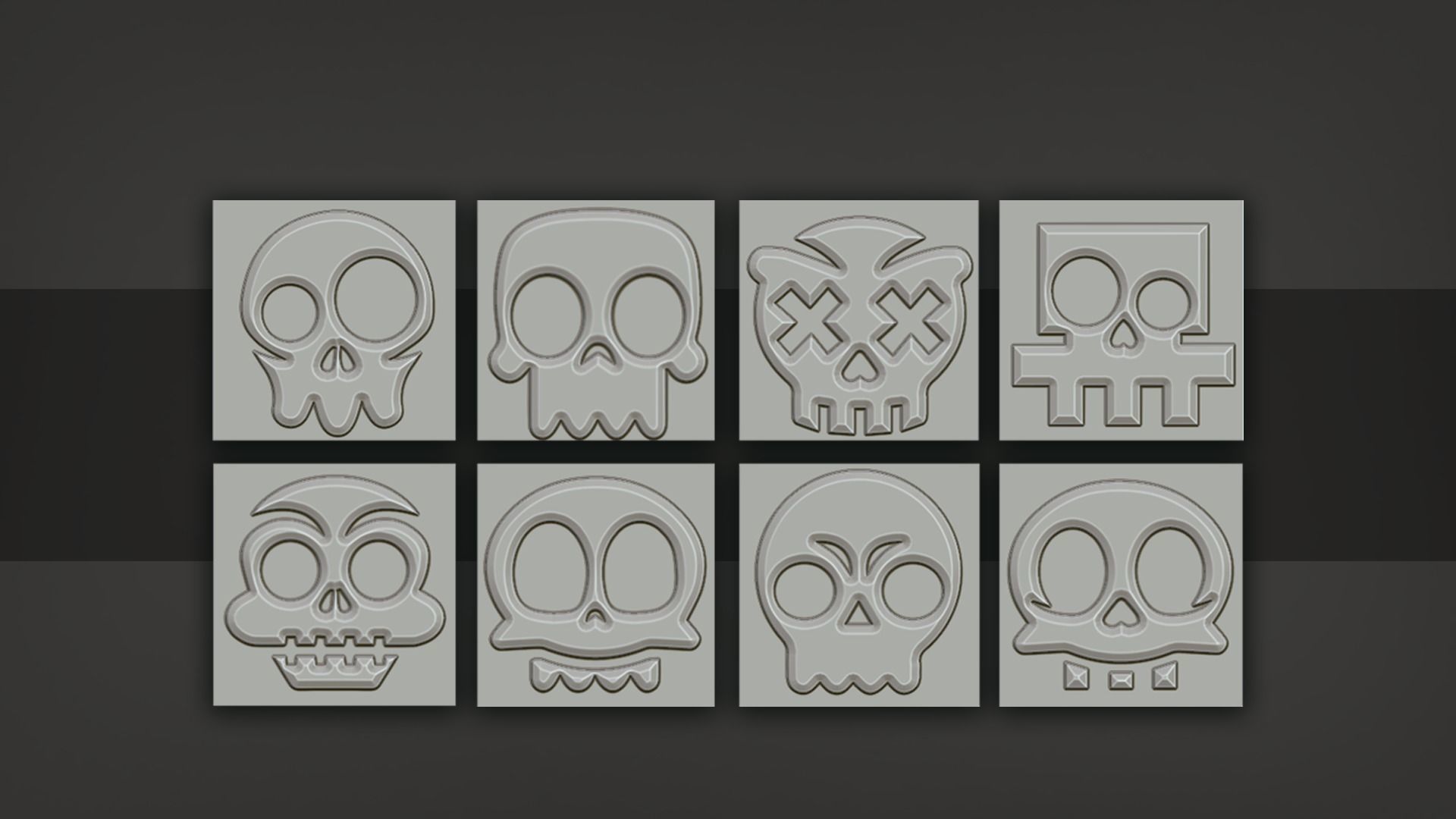 Stylized alphas halloween Bones Texture | CGTrader
