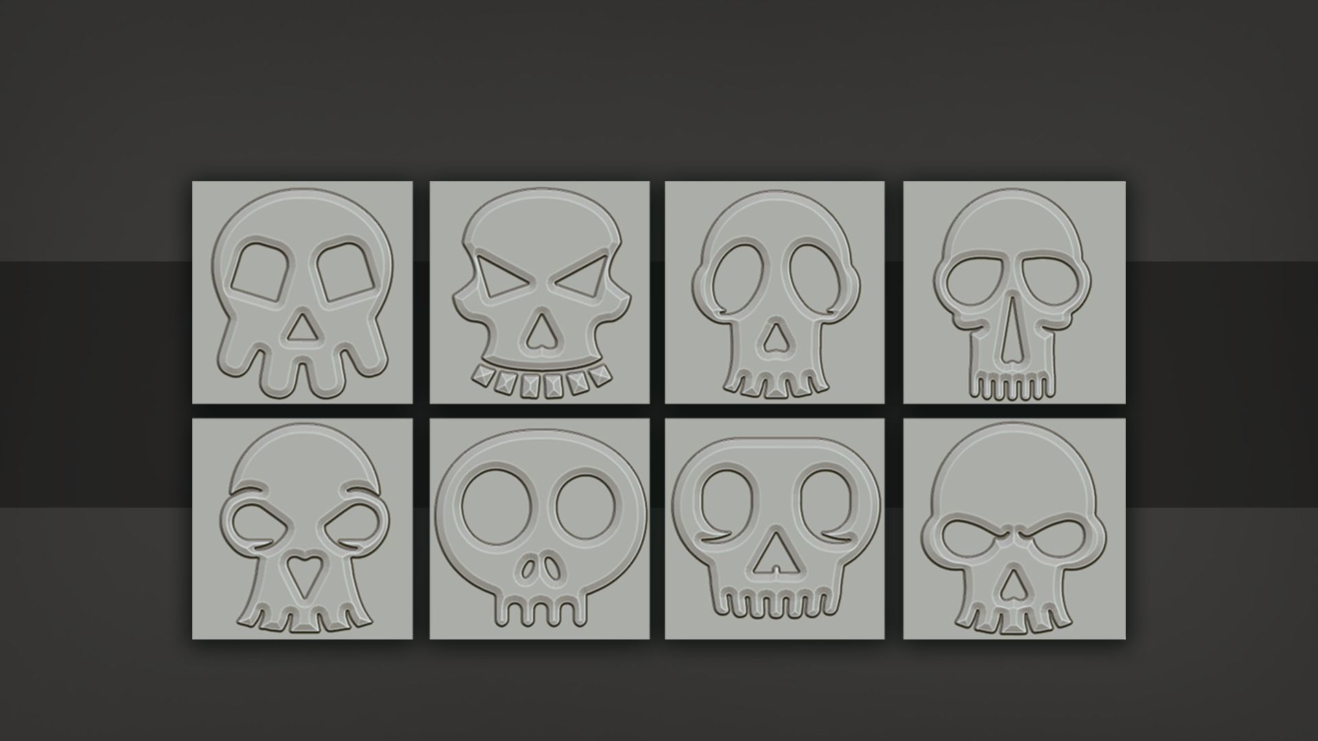 Stylized alphas halloween Bones Texture | CGTrader