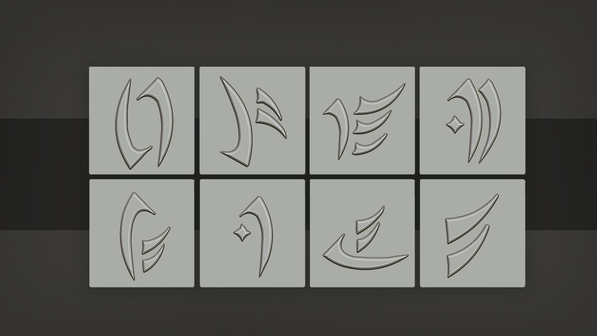 Stylized Magic Runes Texture | CGTrader
