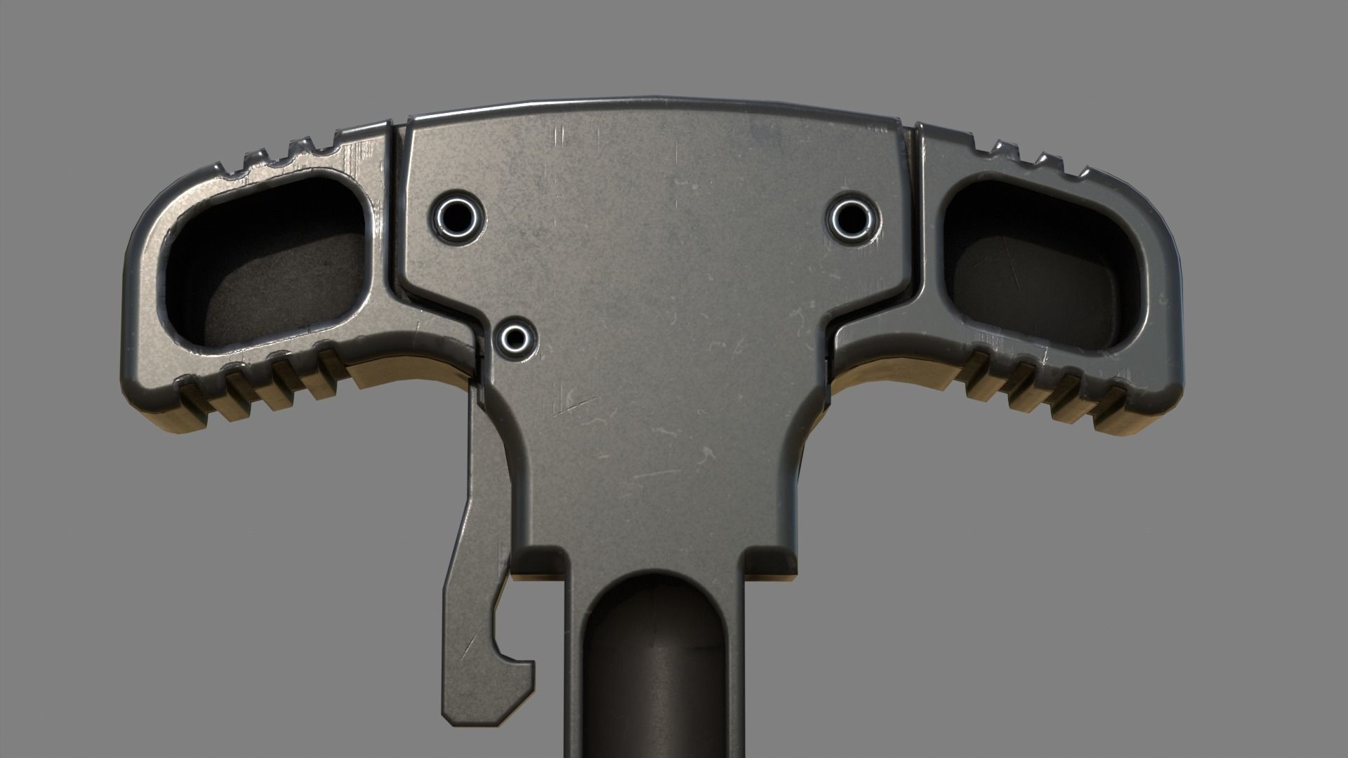 3D model GRIP-N-RIP Charging Handle - Replica - LOW POLY VR / AR / low ...